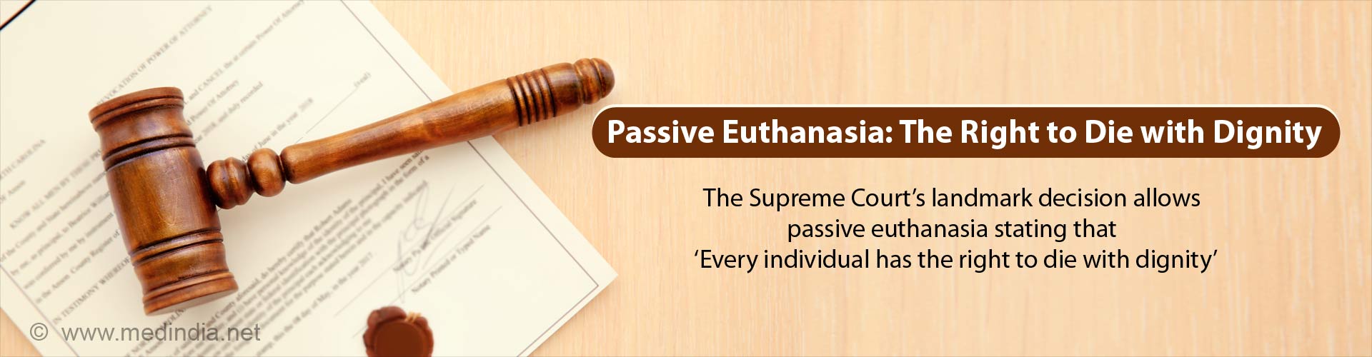 Indian Supreme Court Allows the ‘Right to Die With Dignity’ and Makes ...